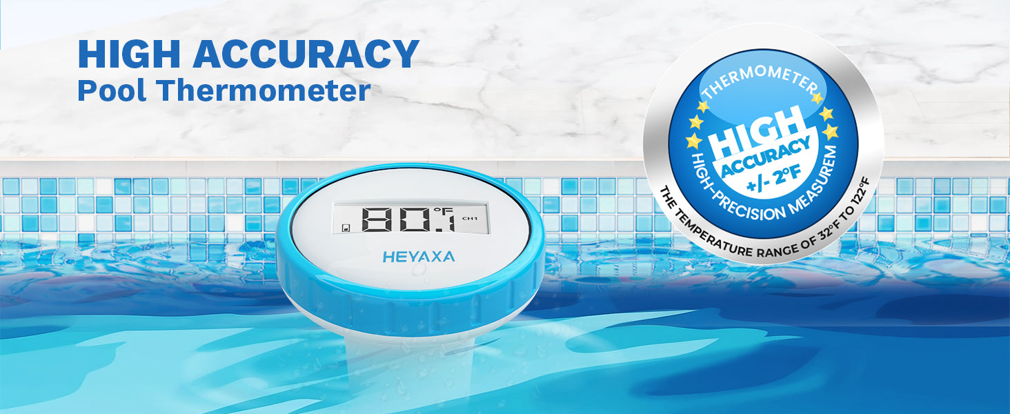 Heyaxa Wireless Pool Thermometer